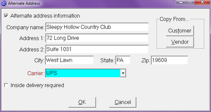 Add Alternate Address