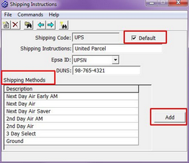 Before Creating a Shipment